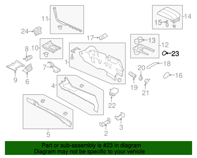 Genuine OEM Ford Part - Lamp Bezel AR3Z-13E701-A | Genuine OEM Ford ...