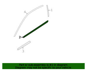 51337482751 - 2021-2022 BMW Front Molding (51-33-7-482-751) | BMW of ...
