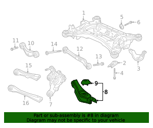 52350-TJB-A01 - Lower Control Arm 2019-2024 Acura | AutoNation Parts