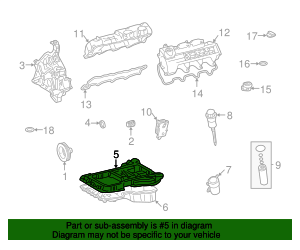 112-014-14-02 - Oil Pan 2000-2005 Mercedes-Benz | Mercedes-Benz USA Parts