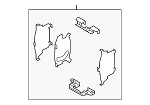 D1080-3JA0A | Nissan Hardware Kit-Front Disc Brake Pad - Genuine OEM ...