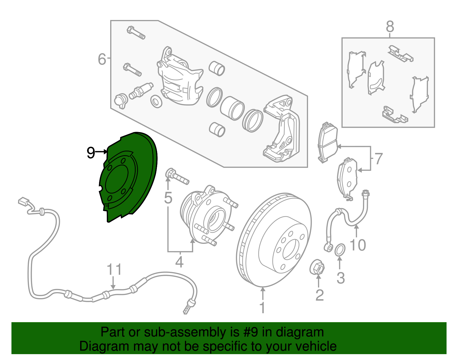 2013-2024 Nissan Splash Shield 41151-3JA0B | Nissan Parts Central
