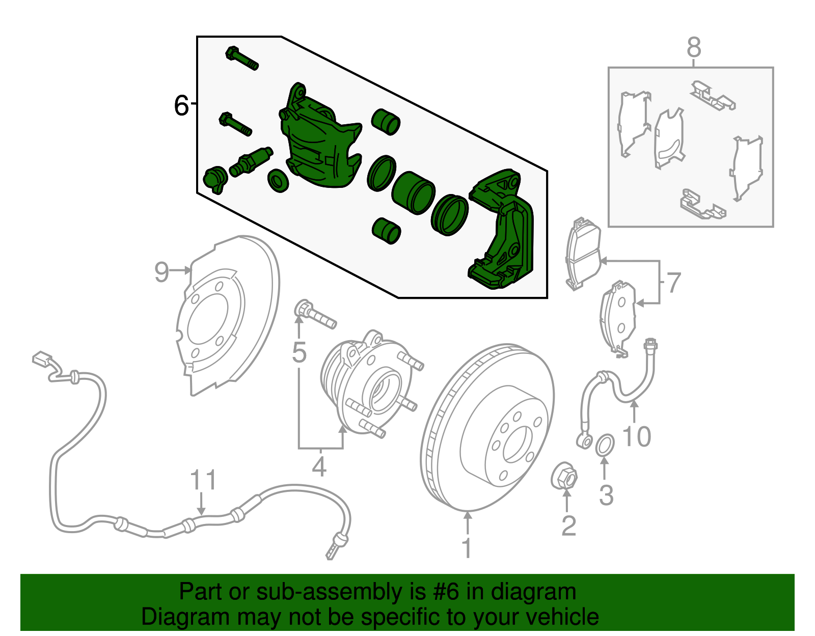 2013-2024 Nissan Caliper 410113JA0C | Nissan Canada