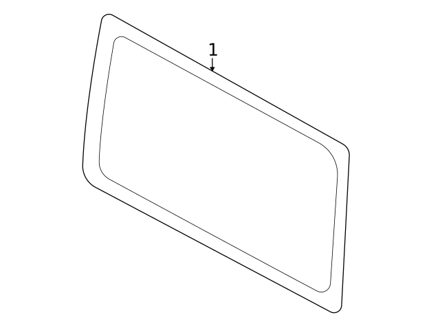 Genuine OEM Ford Part - Quarter Glass M2DZ-7829700-A | Genuine OEM Ford ...