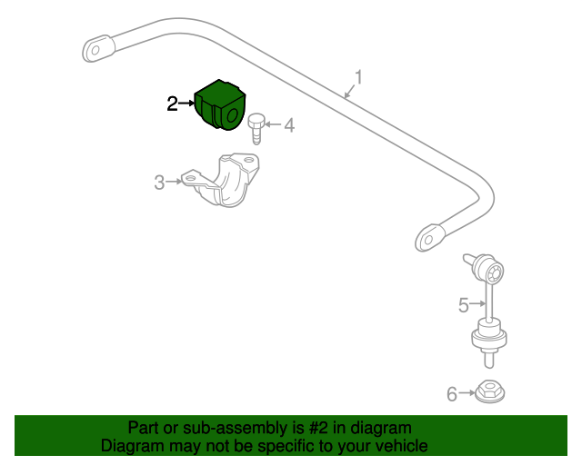 Genuine BMW 33-55-6-761-003 | Stabilizer Bar Bushing | FREE Shipping on ...