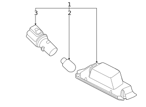 92501-F6000 - License Lamp - 2018-2023 Hyundai | hyundaiparts