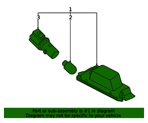 2018-2024 Hyundai License Lamp 92501-F6000 | OEM Parts Online