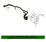 2018-2024 GM Automatic Transmission Fluid Cooler Line 84467773 GM ...