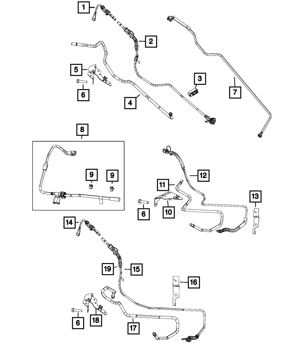 2013-2024 Ram Fuel Supply Tube 5146332AE | Mopar OEM Parts Outlet