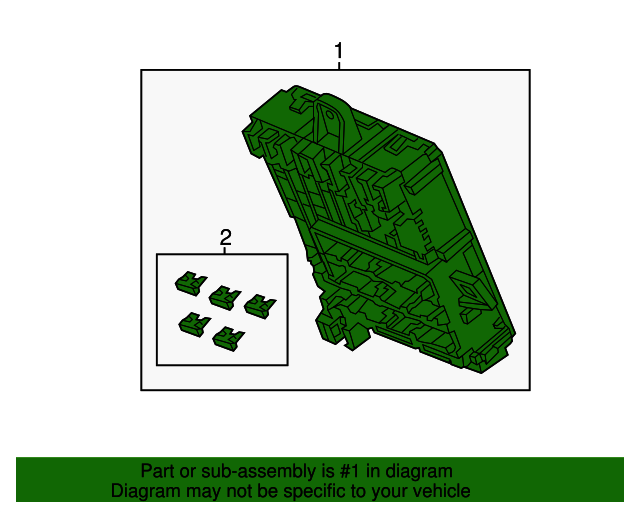 38200-T5A-A32 - Box Assembly, Fuse (Rewritable) - 2018-2020 Honda Fit ...