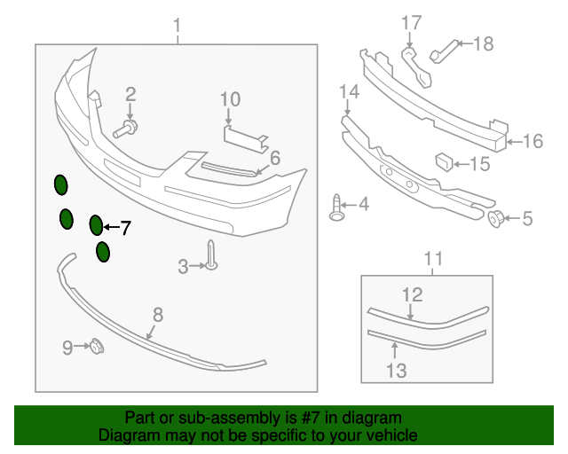 2006-2010 Hyundai Azera Guard 86575-3L200 | OEM Parts Online