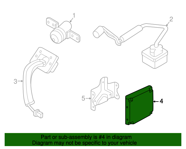 2019-2020 Nissan Murano Control Module 284A1-9UF0A | TascaParts.com