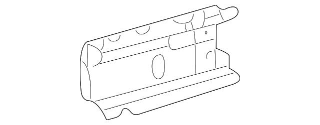 2001-2007 Toyota Highlander Rear Reinforced 57486-0E011 | Toyota Parts ...