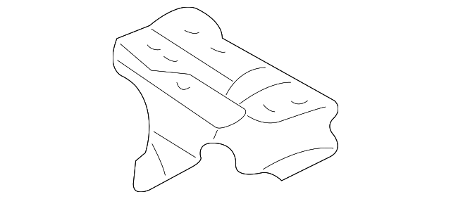 2001-2007 Toyota Highlander Battery Tray 53704-48020 | Sparks Parts