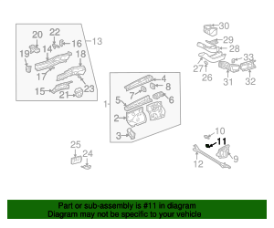 1991-2009 Toyota Bumper Cover Clip 90467-08185 | Toyota Parts Center