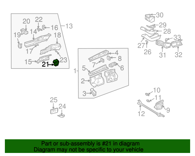 Mount Bracket - Toyota (57105-06010) | Toyota Parts