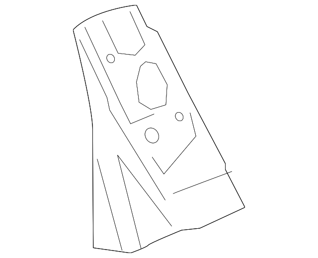 2014-2016 Cadillac ELR Passenger Side Center Pillar Outer Panel ...