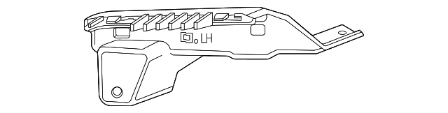 2020-2021 GMC Front Driver Side Bumper Fascia Headlamp Opening Bracket ...