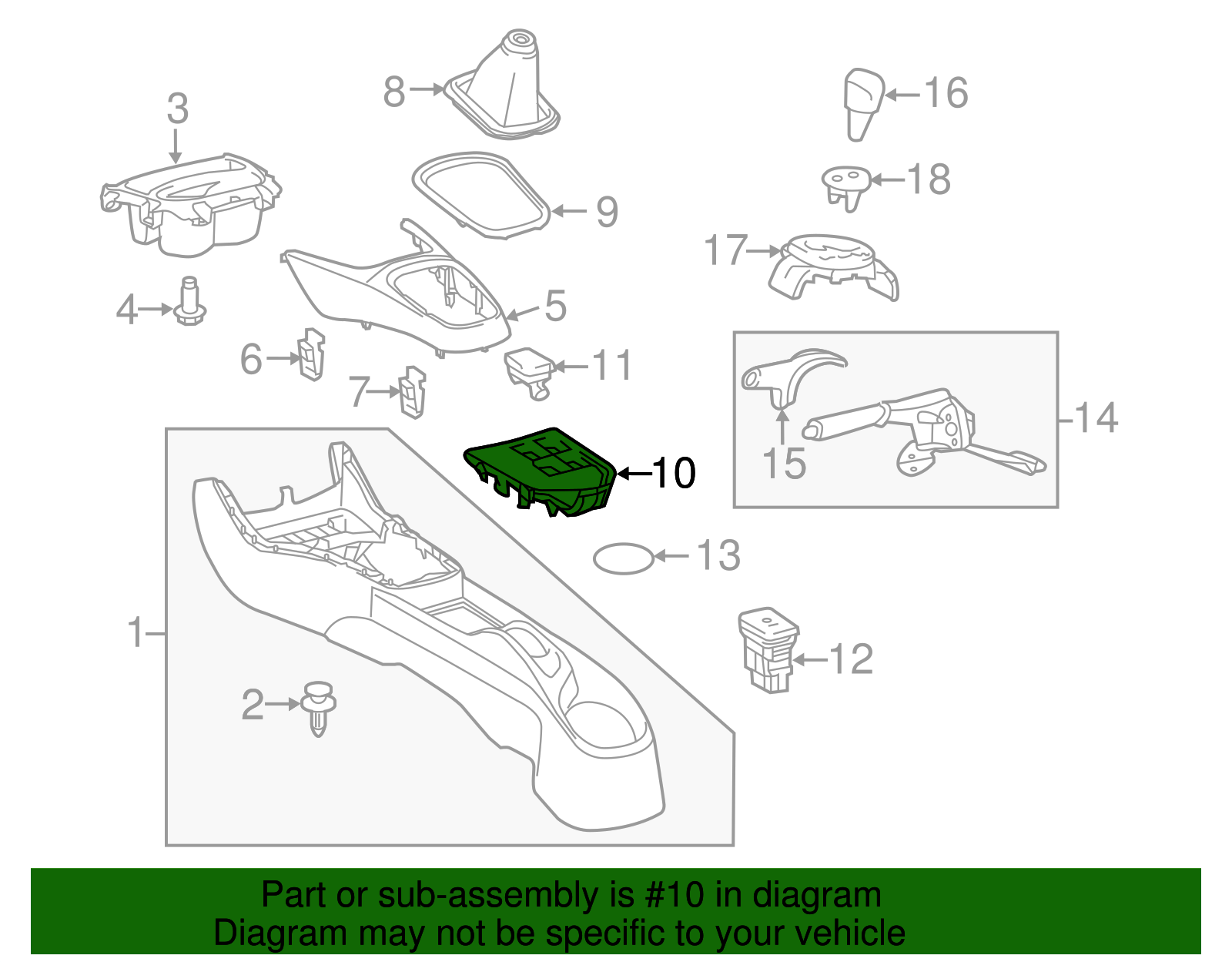 Genuine Toyota Switch Bezel part# 58917-0D160-C1 for 2015-2018 Toyota ...