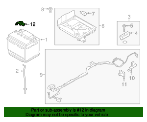 DS7Z-10C679-A - Battery Cable Terminal End 2013-2020 Ford | Ford Parts ...