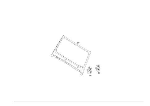 Window Frame for 2023 Mercedes-Benz G63 AMG | Mercedes-Benz USA Parts