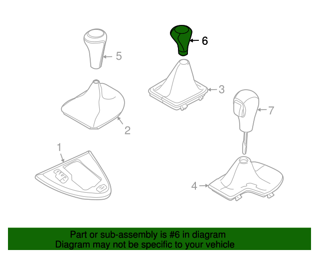 Genuine BMW 25-16-2-282-750 | E60 M5 SMG Shift Knob | FREE Shipping on ...