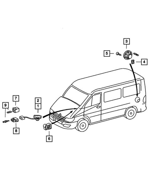Radio, Antenna, and Speakers for 2005 Dodge Sprinter 2500 | Mopar eStore