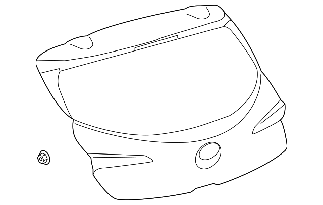 67005-12F60 - Lift-Gate - 2019-2023 Toyota Corolla | OEM Genuine Toyota ...