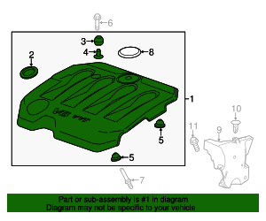 2013-2015 Cadillac XTS Engine Intake Manifold Cover 12654141 | Auto ...