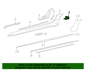 190-830-78-00 - Stone Deflector 2018-2021 Mercedes-Benz ...