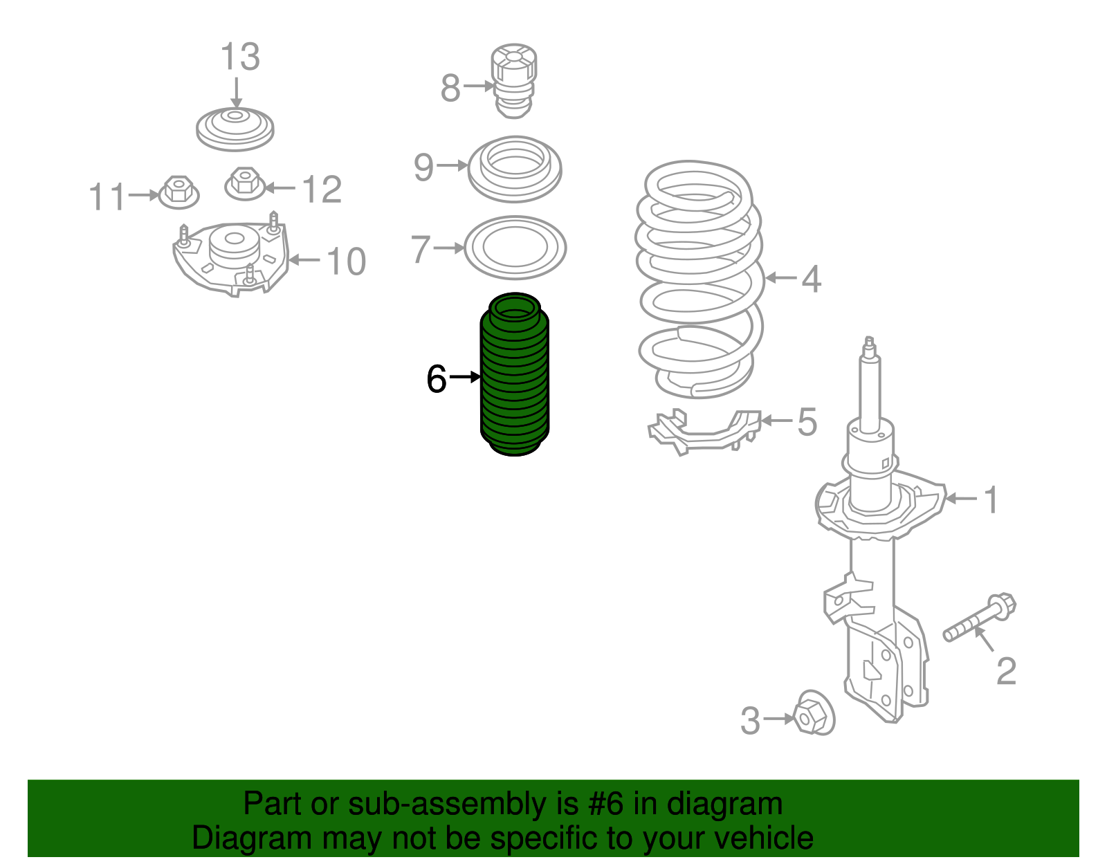 54625-A9000 - Dust Shield 2015-2021 Kia Sedona | Kia.Parts Store