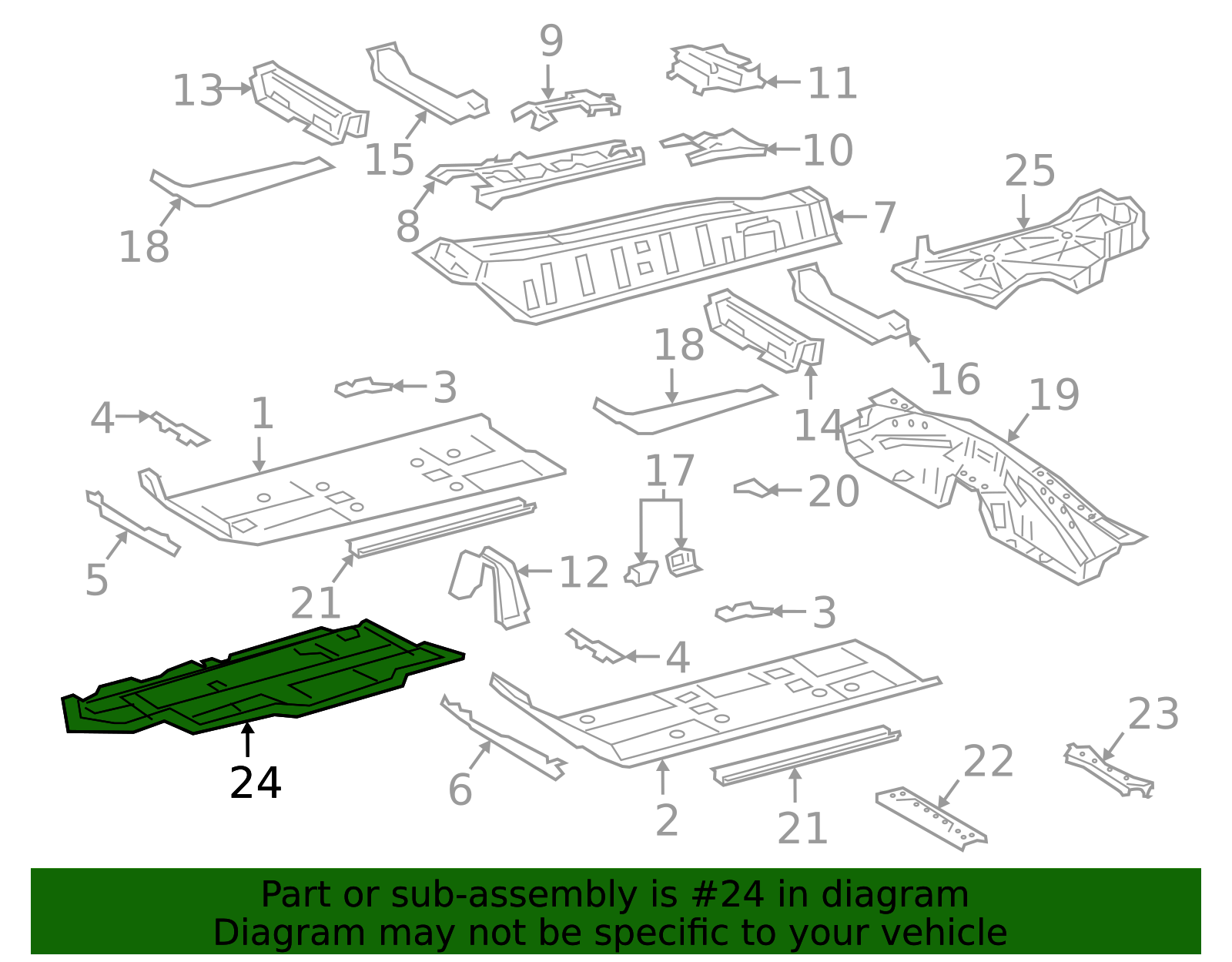 58165-33031 - High-Quality Floor Pan Splash Shield for 2019-2022 Lexus ...