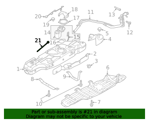 MB3Z-9C318-A - Tube - 2021-2023 Ford Bronco | Lasco Auto Parts