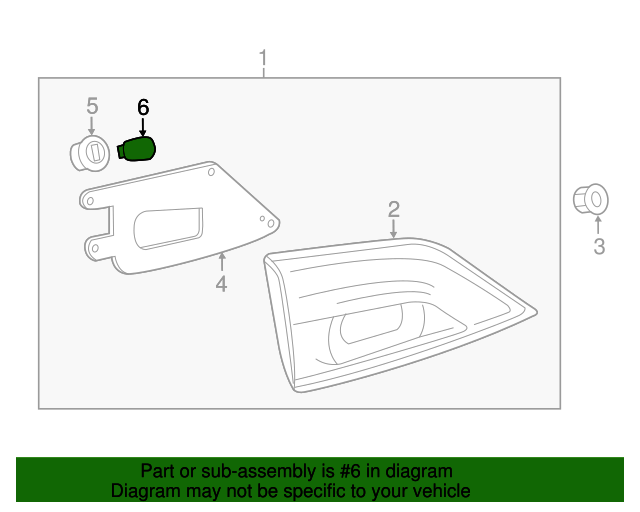 2003-2020 Nissan Backup Lamp Bulb 26261-89918 | Nissan Parts Plus