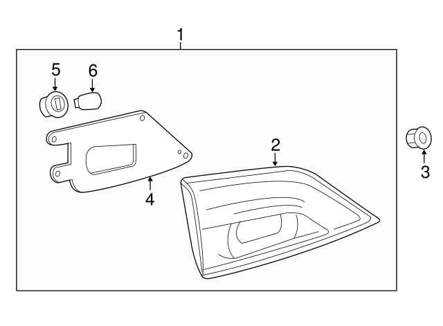 2003-2020 Nissan Backup Lamp Bulb 26261-89918 | Nissan Parts Plus