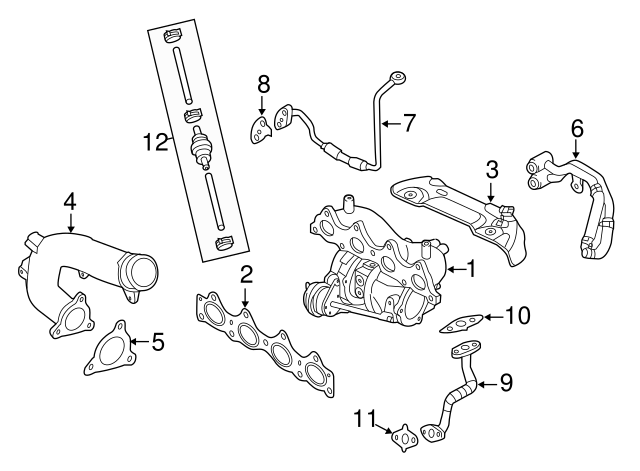 28240-2B700 - Oil Feed Tube 2014-2016 Kia | Kia.Parts Store
