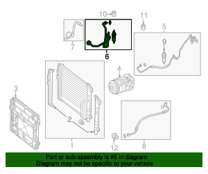2010-2017 Mercedes-Benz AC Hoses 204-830-47-16 | AutoNationParts.com
