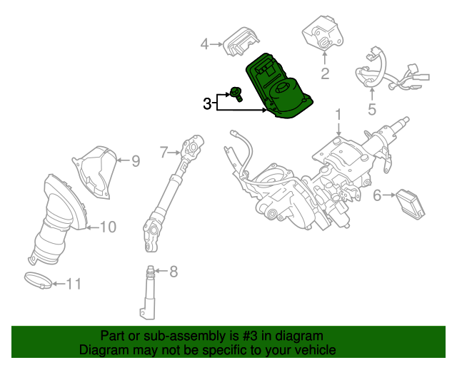 89650-78110 - Power Steering Control Module 2015-2016 Lexus ...