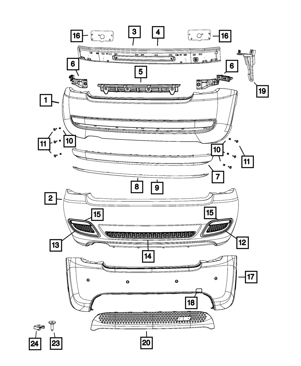 2012-2017 Fiat 500 Fascia Applique 68070085AA | Mopar eStore
