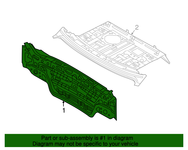 69100-D4000 - Rear Body Panel 2016-2020 Kia Optima | Kia.Parts Store