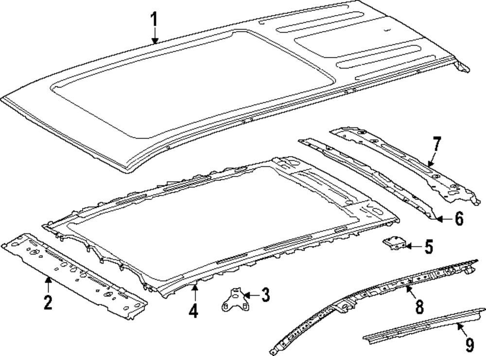2024-2025 Toyota Grand Highlander Side Plate 63161-0E340 | Toyota San ...