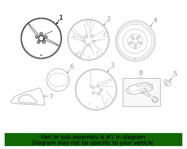 2018 Lexus Wheel 4261A-48200 | AutoNationParts.com