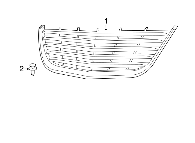 2011-2014 Chrysler 200 Grille 68102305AE | TascaParts.com