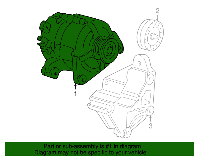 ZZC1-18-300D - Alternator - 2005-2006 Mazda Tribute | MazdaSwag