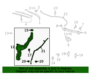 2023-2024 GM Washer Reservoir 85530679 | TascaParts.com