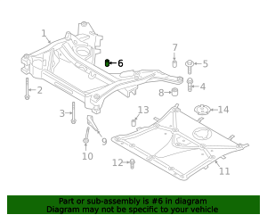 2020 Toyota GR Supra Suspension Cross-Member Insert 90118-WA357 ...