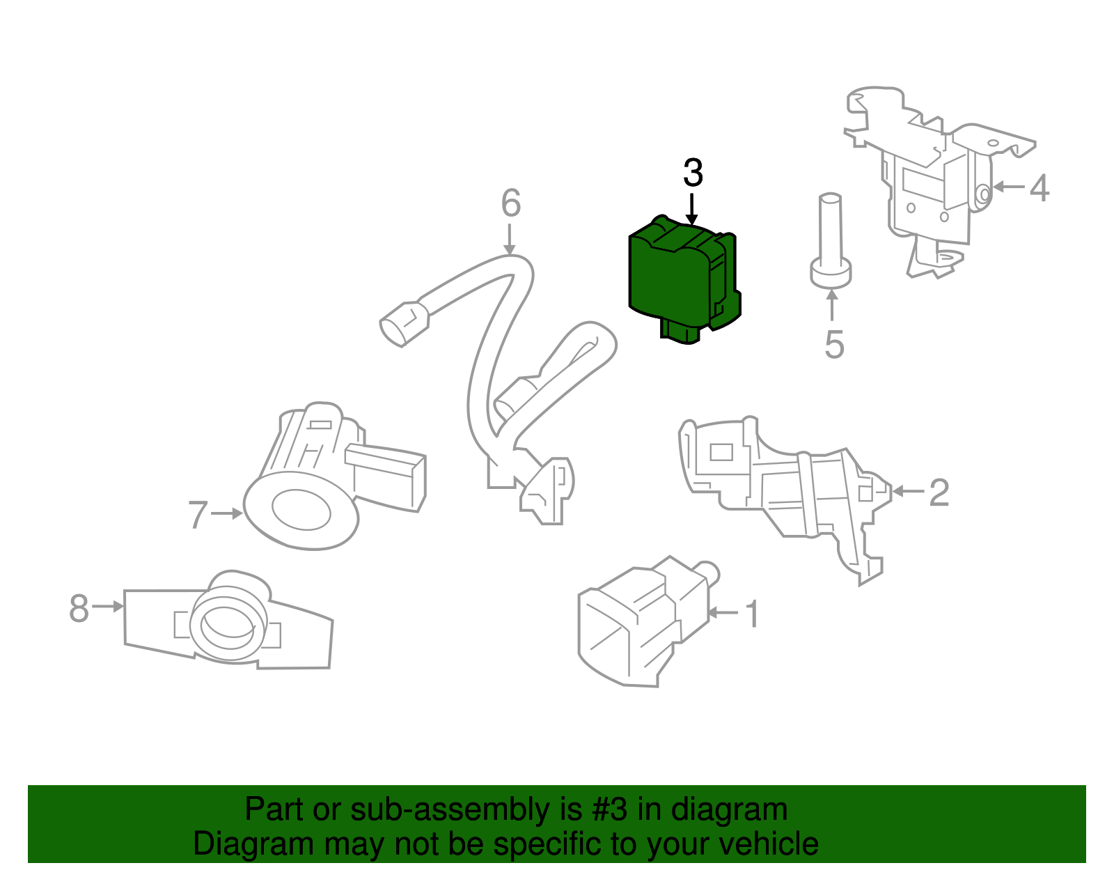 2016-2018 Nissan Altima Distance Sensor 28438-9HS0C | Scott Evans ...