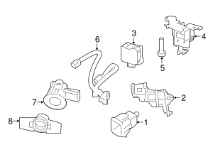 28438-5ZA5B - Park Sensor 2016-2023 Nissan | Group 1 Auto Parts