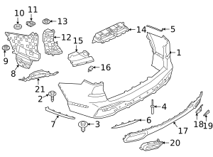 51129881525 - Cover Panel Under-ride Guard 517520 (51-12-9-881-525 ...