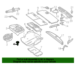 251-898-01-14 - Spare Tire Retainer 2013-2023 Mercedes-Benz | Mercedes ...